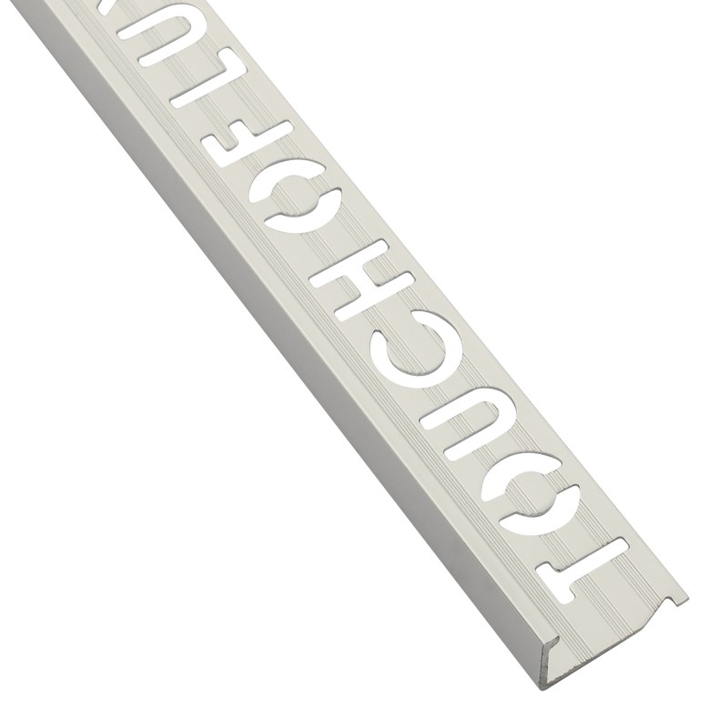 Beava Classic L-Shape Tile Trim Bright Silver